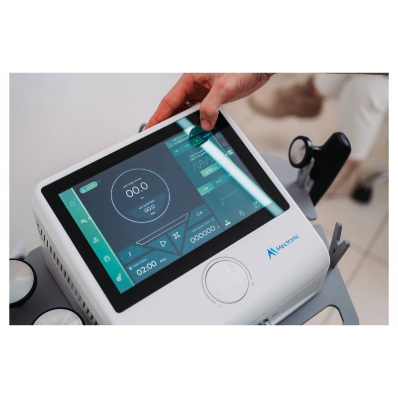 Aparat do terapii TECAR - DOCTOR TECAR PLUS + stolik z kółkami